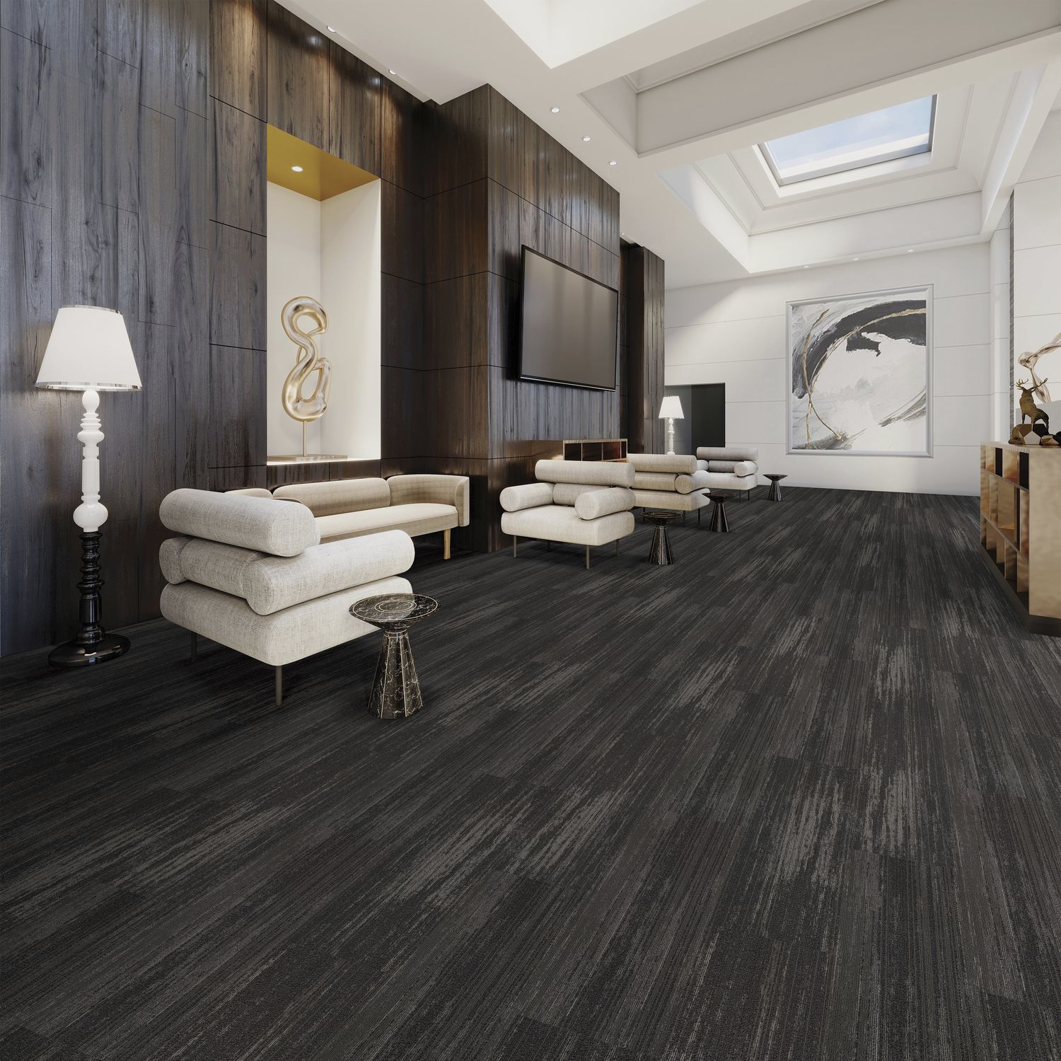 Tufted carpet - GRAND LUXE PLANK - Stanton Carpet Corporation ...