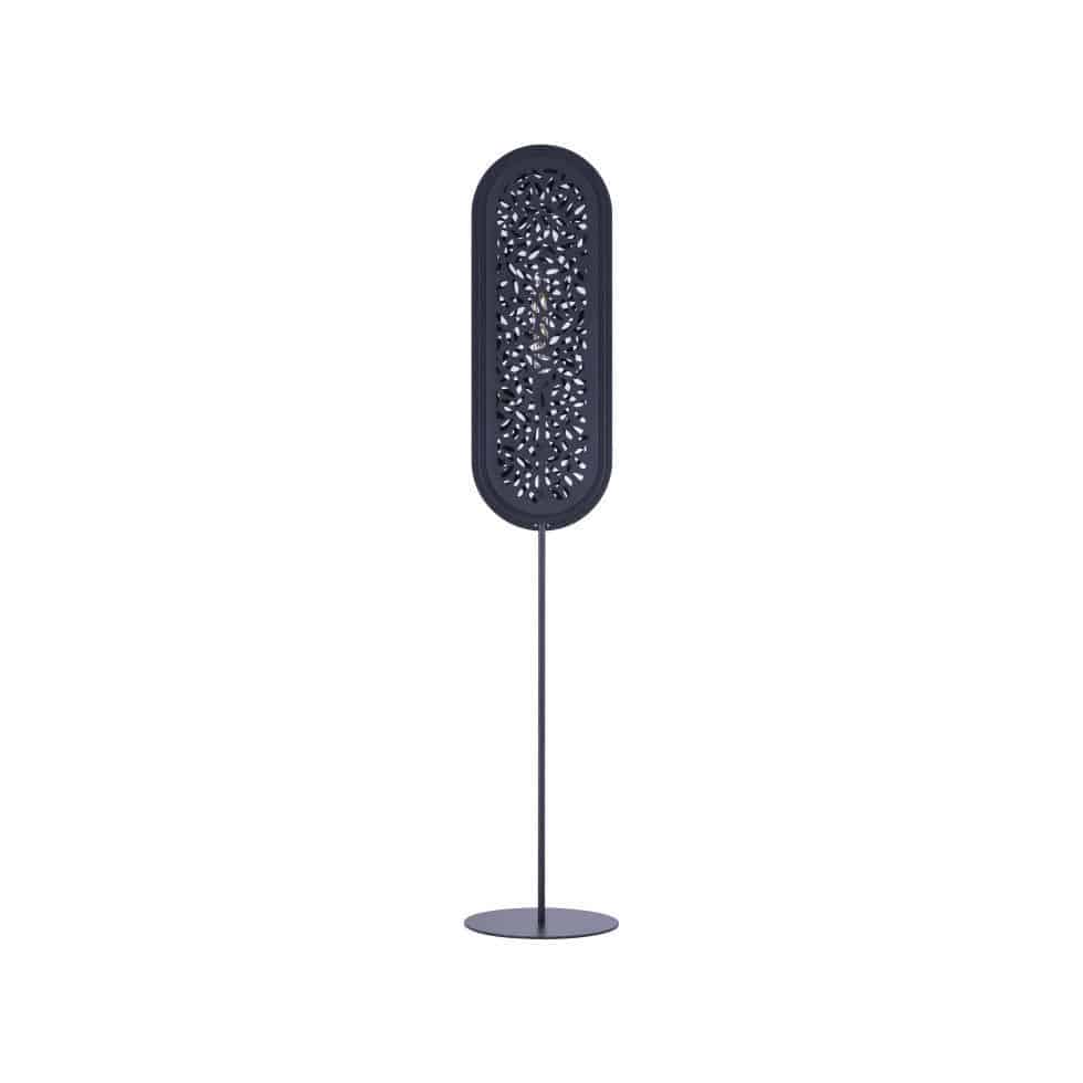 Floor lamp - LMP BAMBOO - FLAM ET LUCE LUMINAIRES - metal / wooden ...