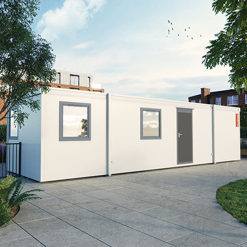 Prefab building - SOLUS - Portakabin - modular / galvanized steel / for ...