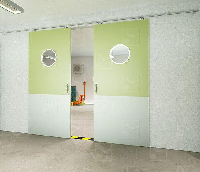 Metal sliding system - SUPERCADETTE - MANTION SAS - door / wall-mounted ...