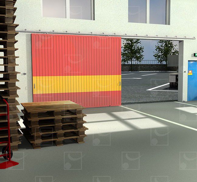 Metal sliding system - 200 & 2200 series - MANTION SAS - door / wall ...