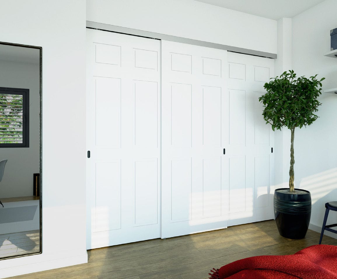 Aluminum sliding system - SAF-TWIN - MANTION SAS - for cabinet door ...