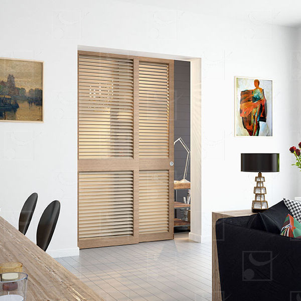 Aluminum sliding system - SAF 80 TELESCOPIC - MANTION SAS - door ...