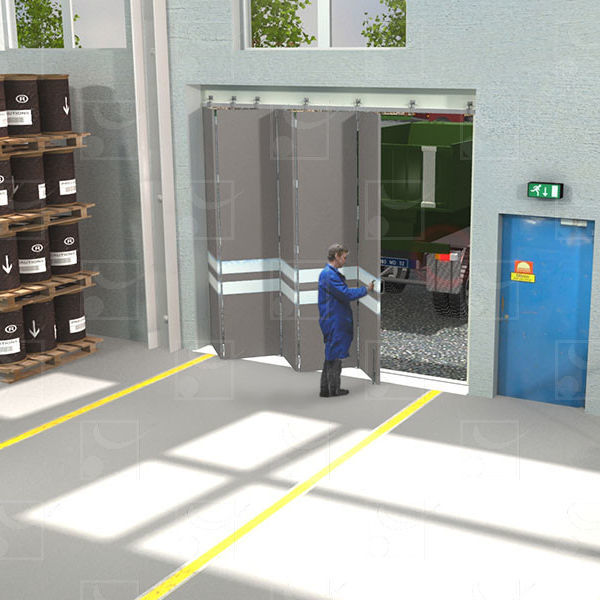 Metal sliding system - 500 series - MANTION SAS - door / folding / for ...