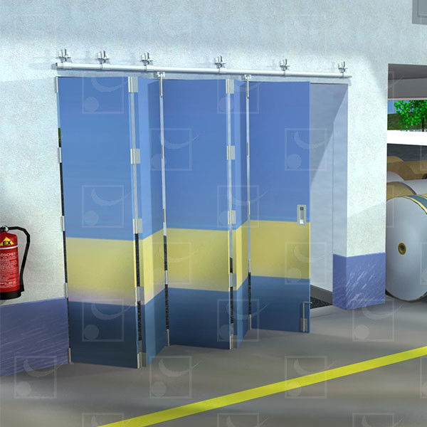 Metal sliding system - 9500 series - MANTION SAS - door / wall-mounted ...