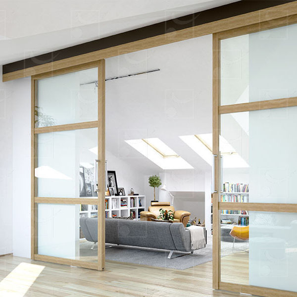 Aluminum sliding system - STARAL - MANTION SAS - glass door / concealed ...