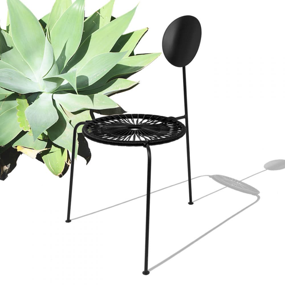 Contemporary dining chair - CENTRO - OK DESIGN - outdoor / indoor / rope