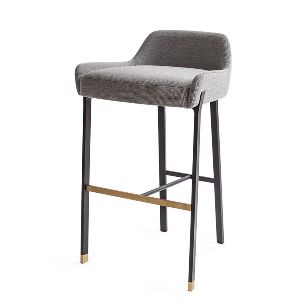 Contemporary bar stool - BLINK - STELLAR WORKS - steel base / stainless ...