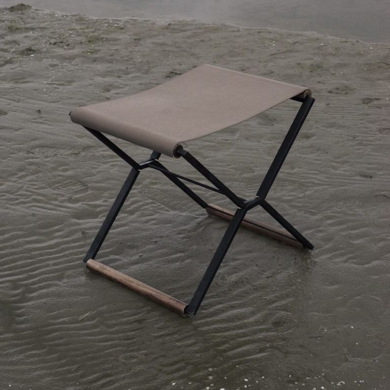 Contemporary stool - JAMES - STELLAR WORKS - walnut / walnut base ...