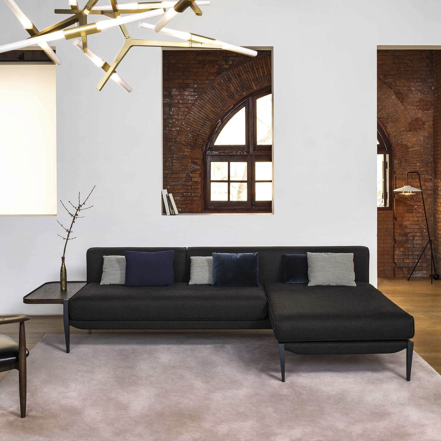 Modular sofa - FLOAT - STELLAR WORKS - corner / contemporary / fabric