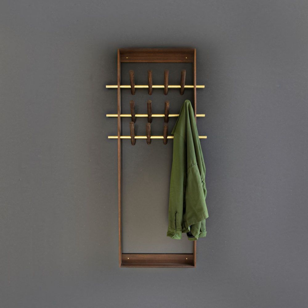 Wall-mounted coat rack - WEDOWOOD - contemporary / oak / bamboo