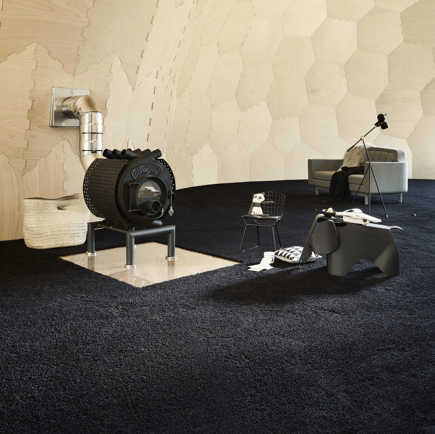 Tufted carpet - POODLE 1400 - OBJECT CARPET - woven / shag / polyamide