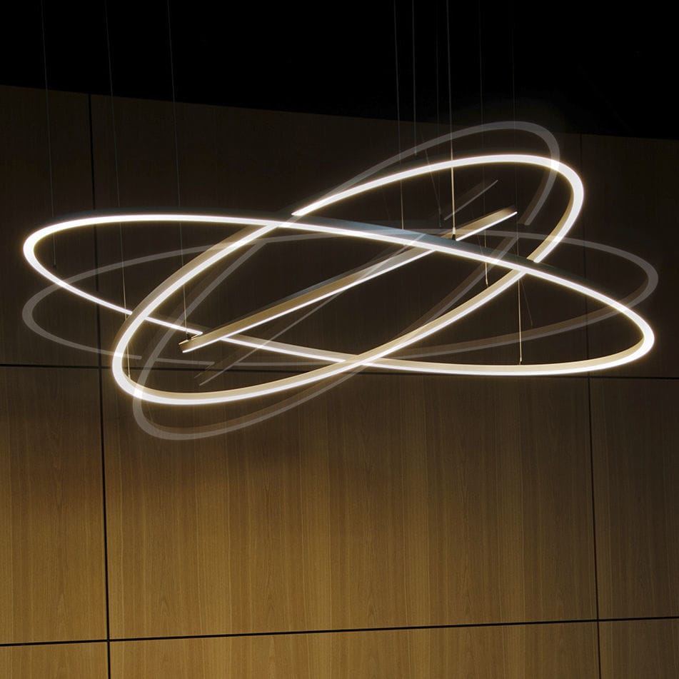 Hanging light fixture - PURE MOTION - Sattler GmbH - LED / ring-shaped ...