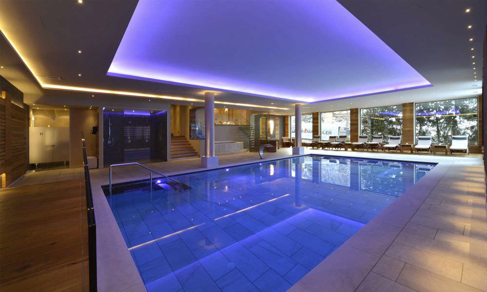 Wall swimming pool - Hofer Group GmbH - indoor / in-ground / steel