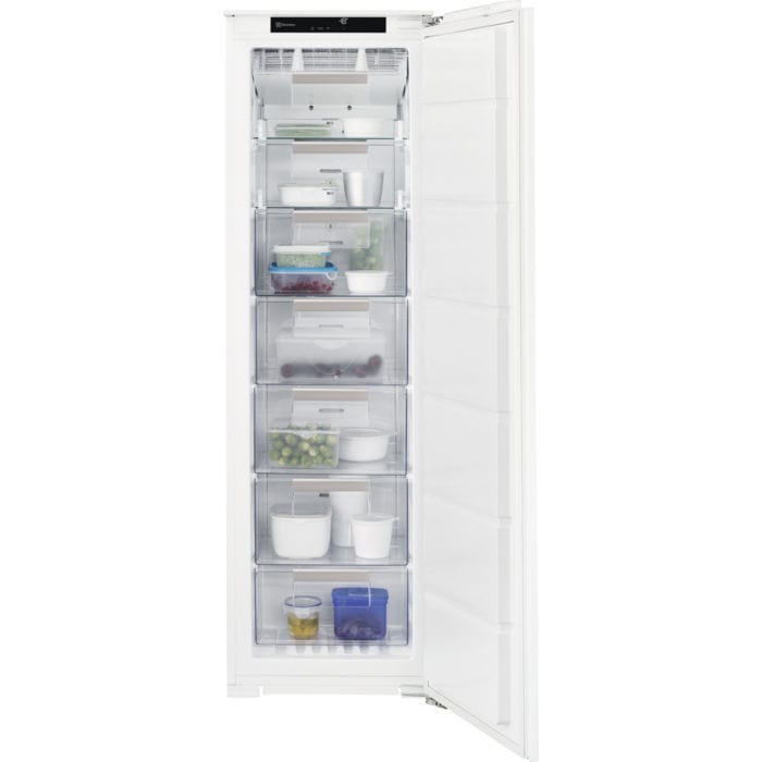 Upright freezer - LUT6NE18C - Electrolux Home - white / built-in