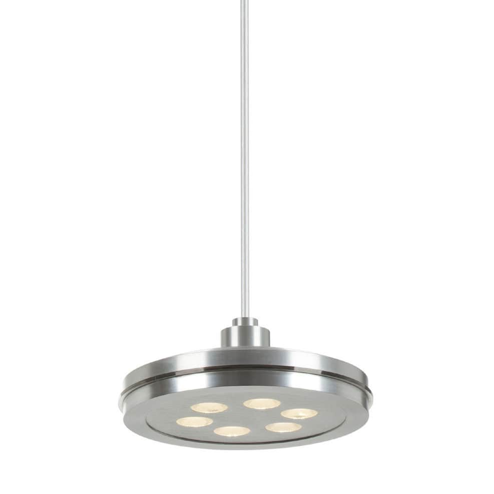 Hanging light fixture - LUCIFER - LUMITEK - LED / round / aluminum