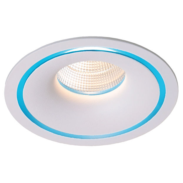 Recessed spotlight - D-LIGHT - LUMITEK - LED / halogen / round