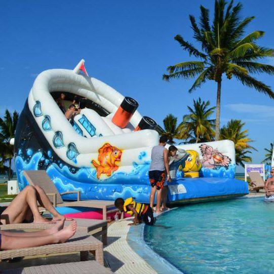 Public pool inflatable play module - OUTDOOR CHILDREN PLAYGROUND ...