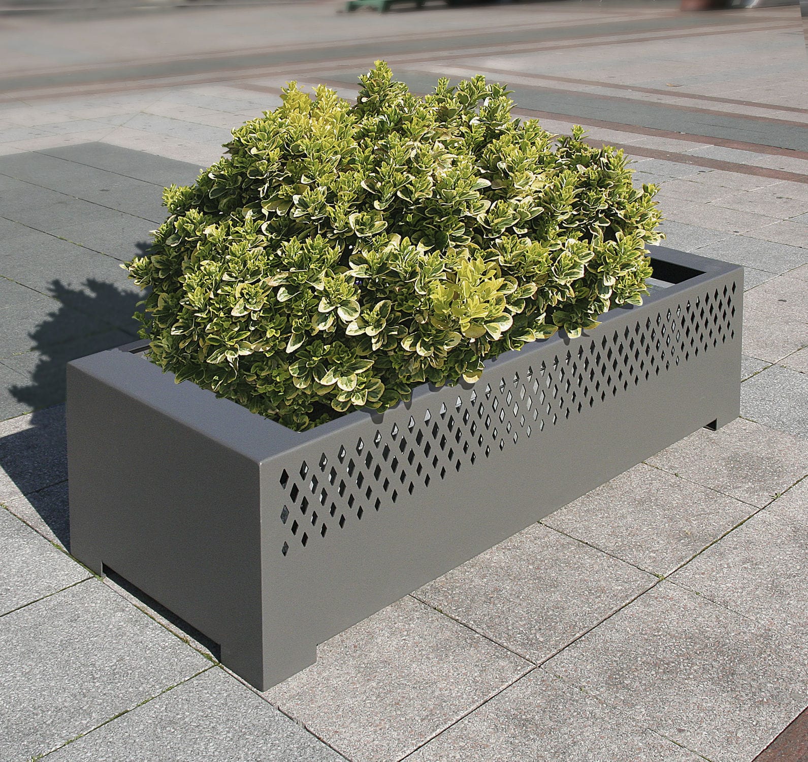 Galvanised steel planter - TAMARA - ACCENTURBA - sheet steel ...
