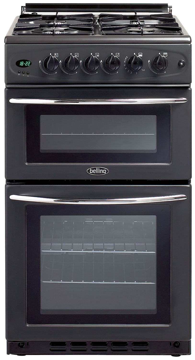Gas range cooker - GT756 - Belling - black