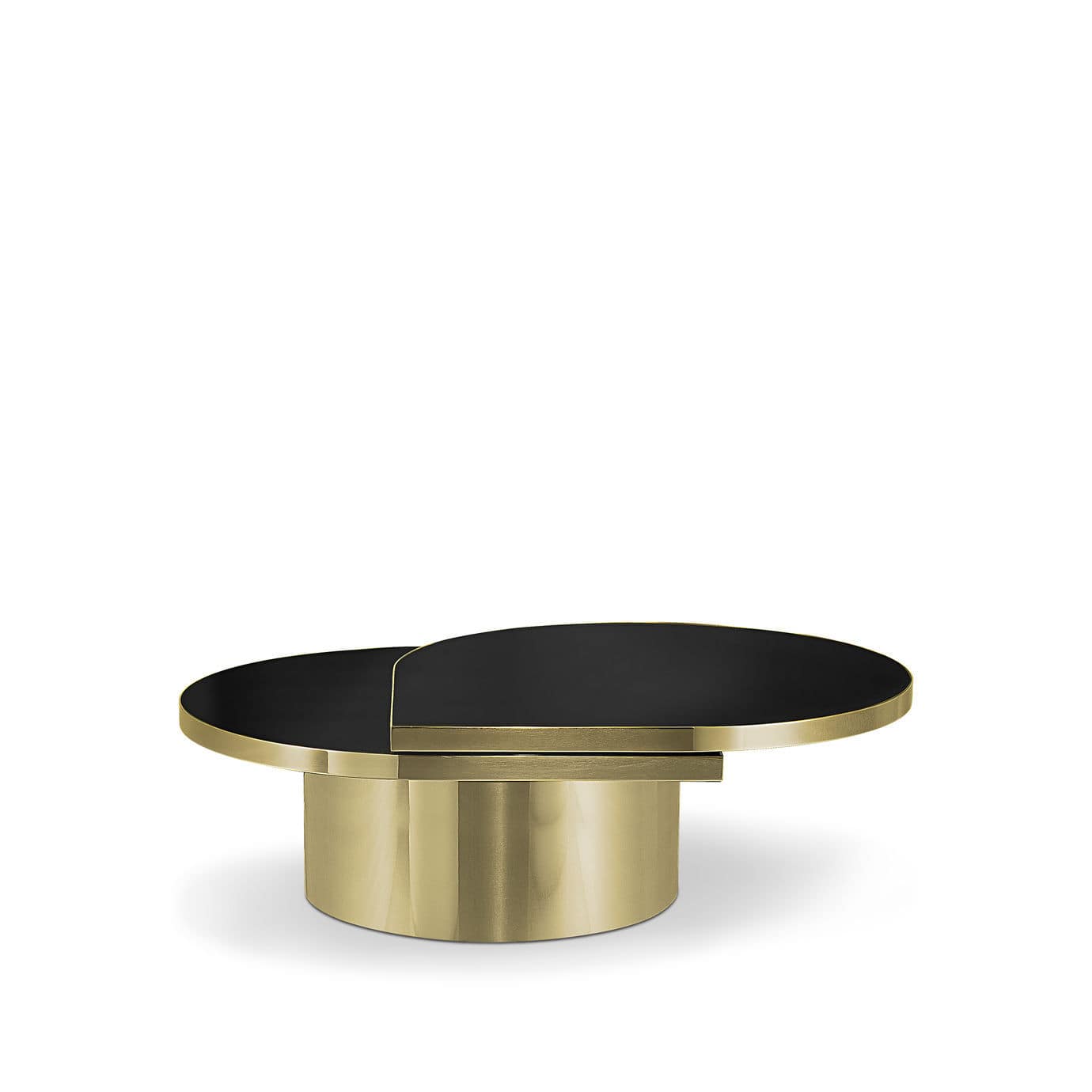 Contemporary coffee table - TEARS POLISHED BRASS - KOKET Love Happens ...