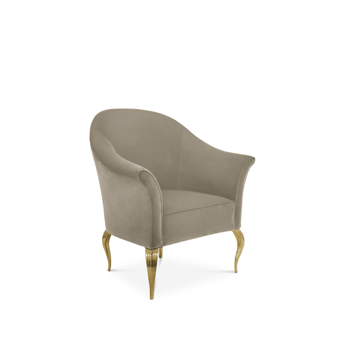 Traditional armchair - MIMI - KOKET Love Happens - velvet ...