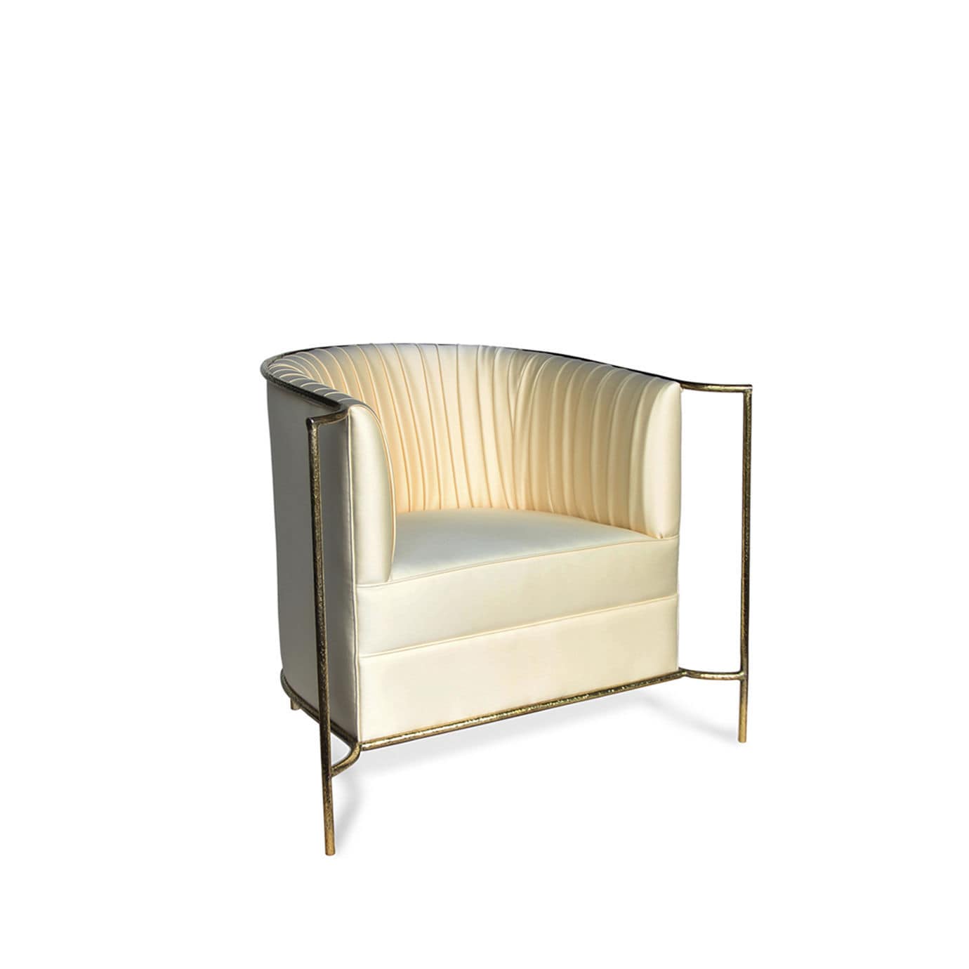 Traditional armchair - DESIRE - KOKET Love Happens - fabric / brass / 4 ...