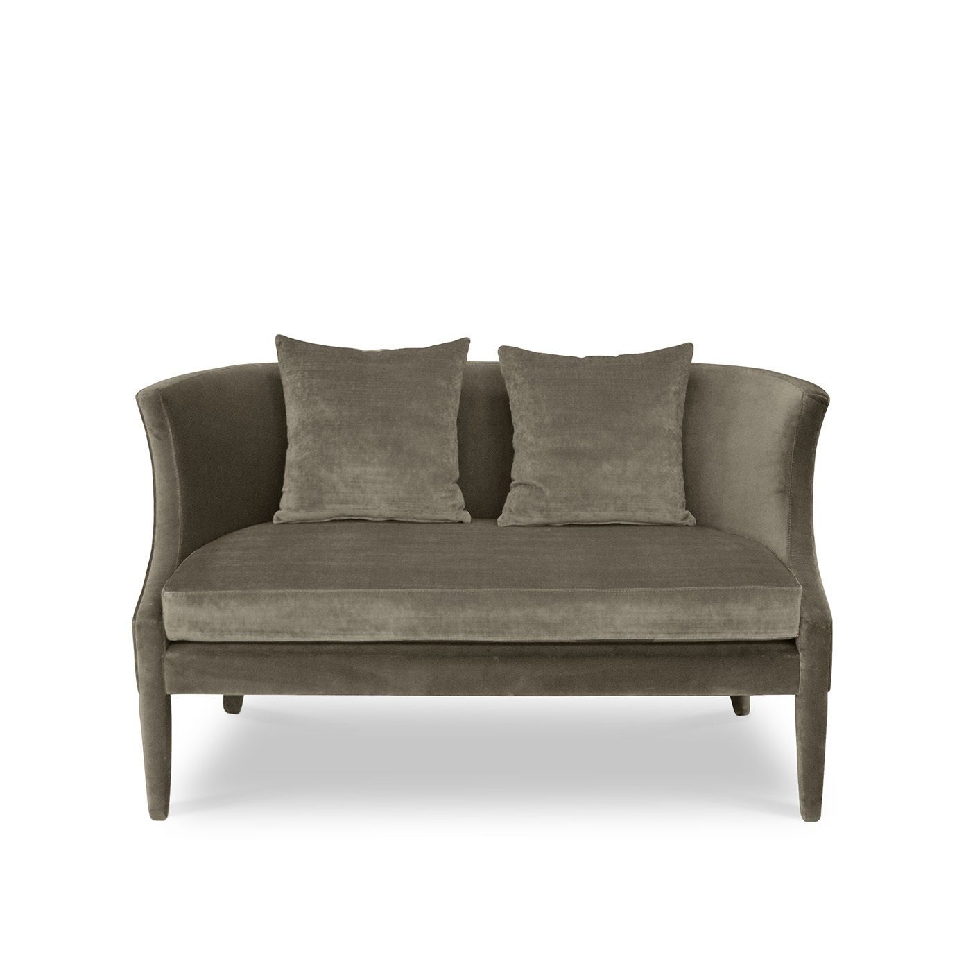 Traditional sofa - ATHINA - KOKET Love Happens - velvet / with ...