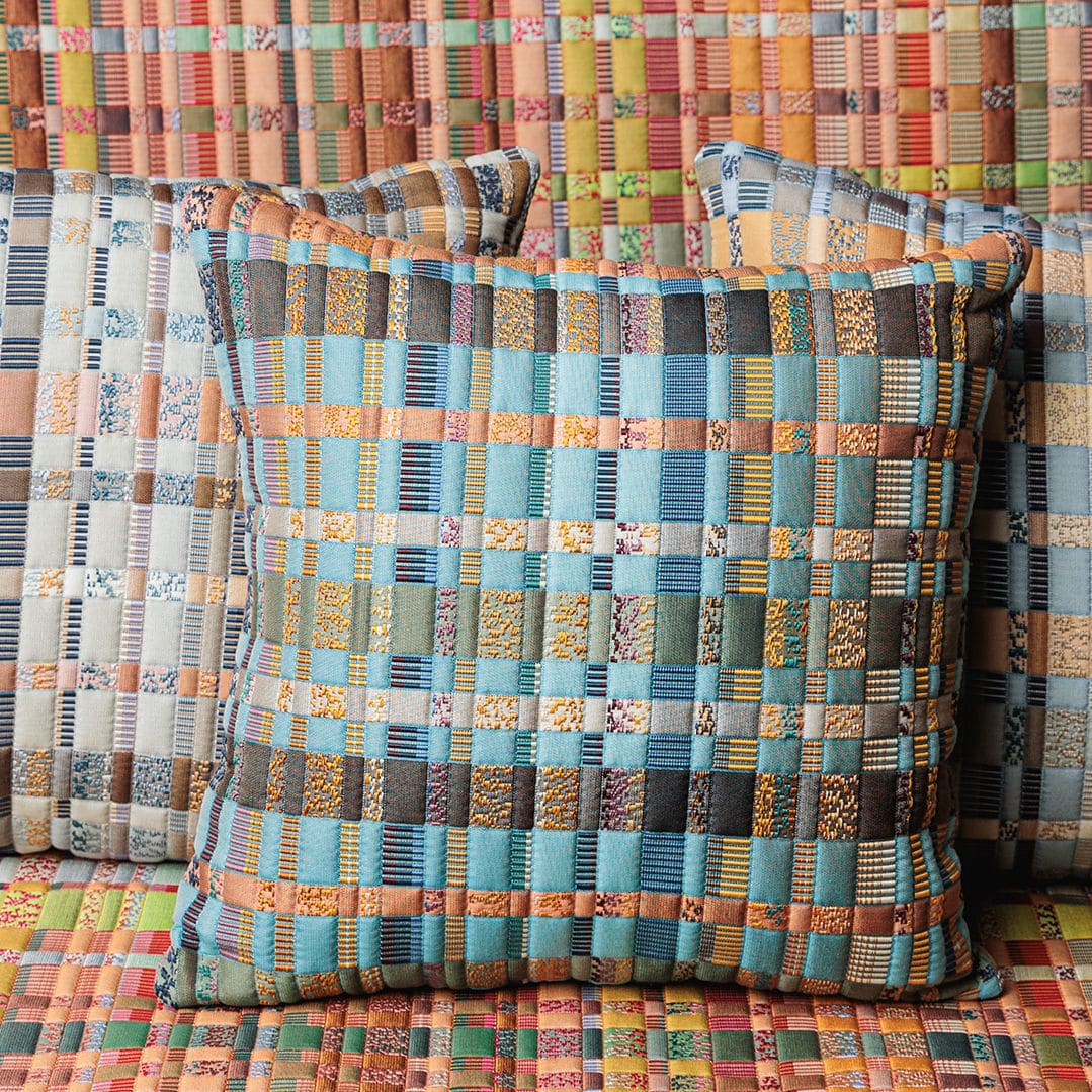 Upholstery fabric - 4516 PATCHWORK - BRENTANO - patchwork / polyester / cotton