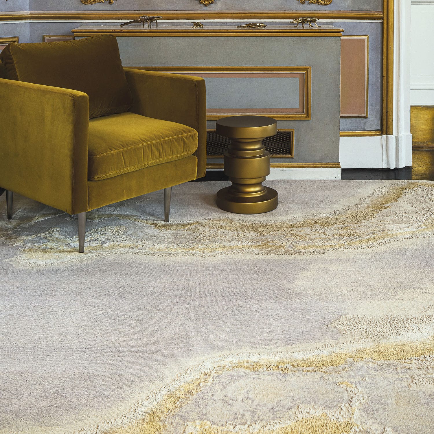 Contemporary rug - BIJAGOS DUSK - Edition Bougainville - patterned ...