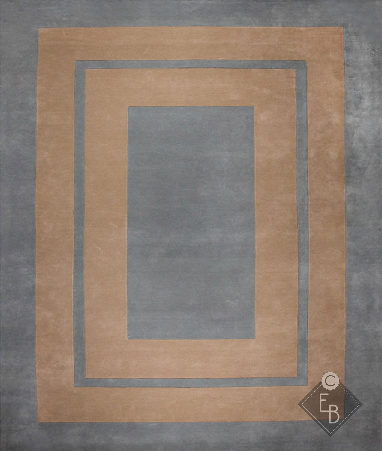 Contemporary rug - OBLONG - Edition Bougainville - geometric pattern ...