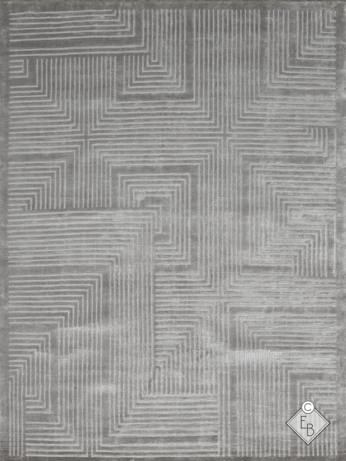 Contemporary rug - ARMSTRONG GYPSE - Edition Bougainville - geometric ...