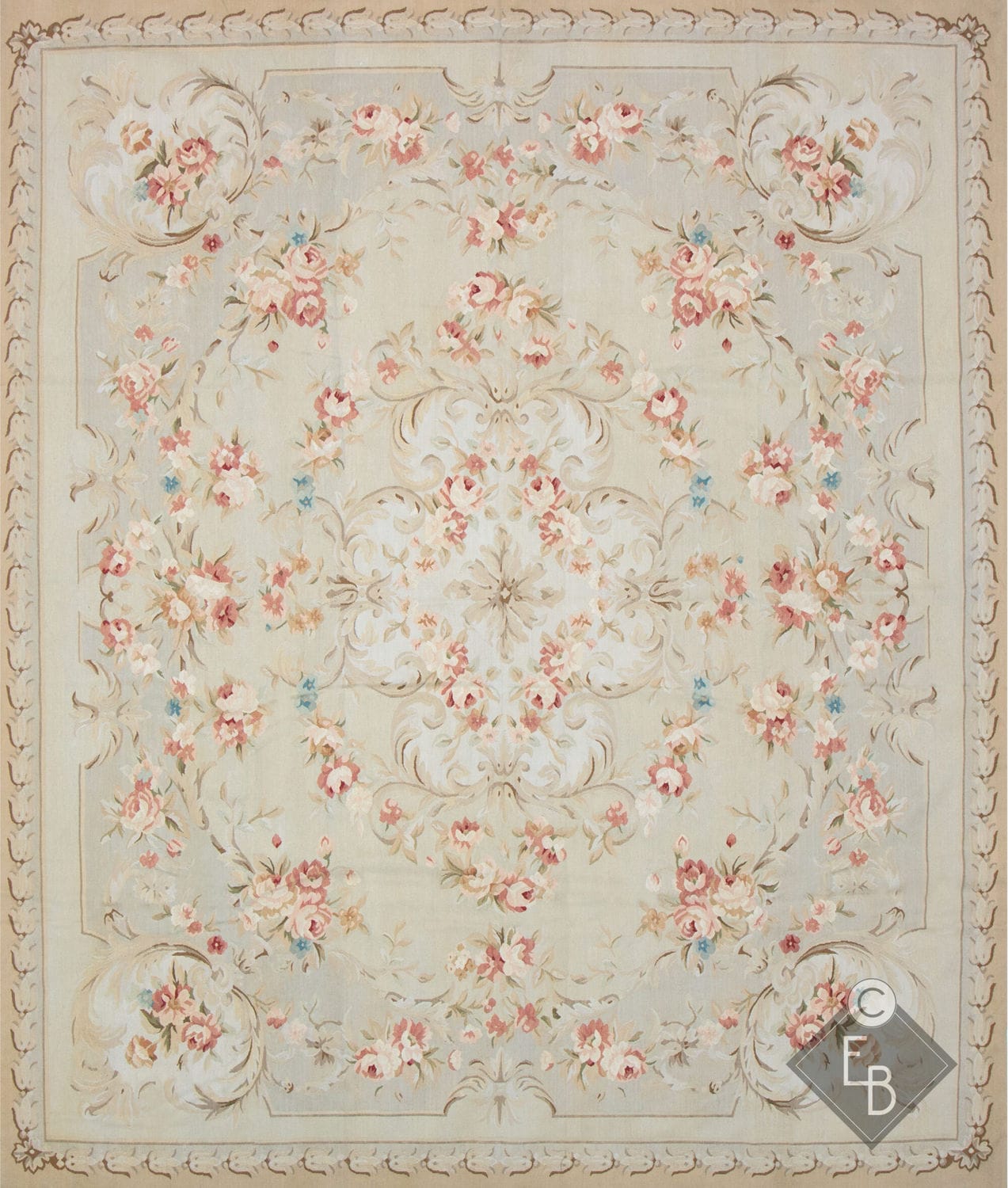 Traditional rug - CHAMPFLEURY STANDARD - Edition Bougainville - floral ...