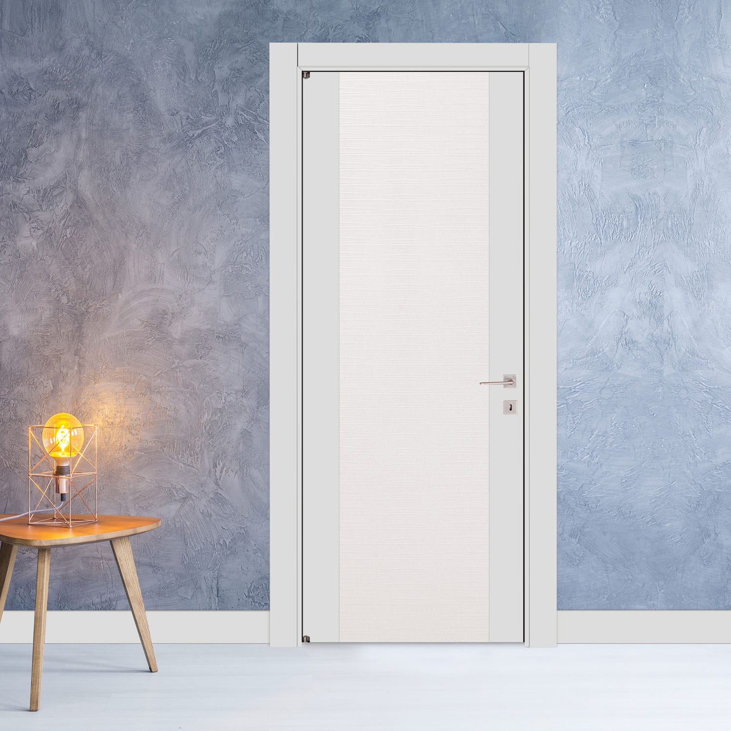 Interior door - ELITE : SPARK - ARTELLA - wooden / pivoting with offset ...