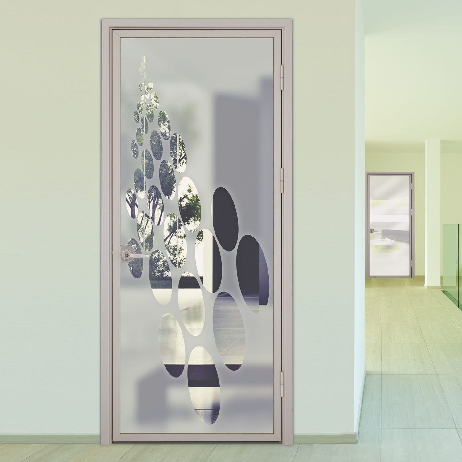 Interior door - ELITE : LUCENT COLT - ARTELLA - glass / swing / glazed