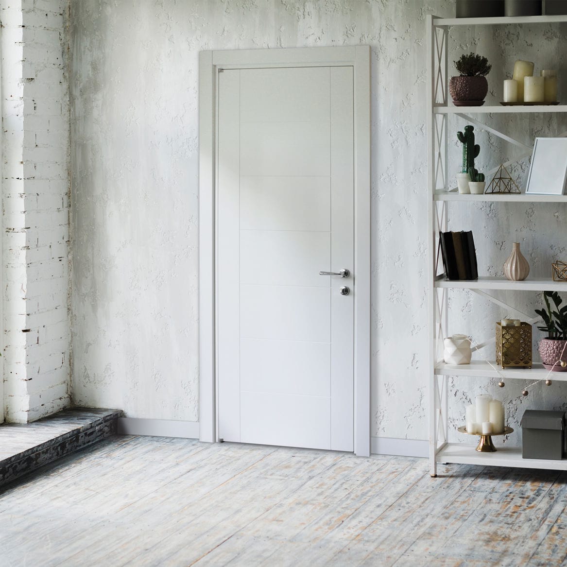 Interior door - MODERN : HALICARNASSUS - ARTELLA - wooden / swing ...