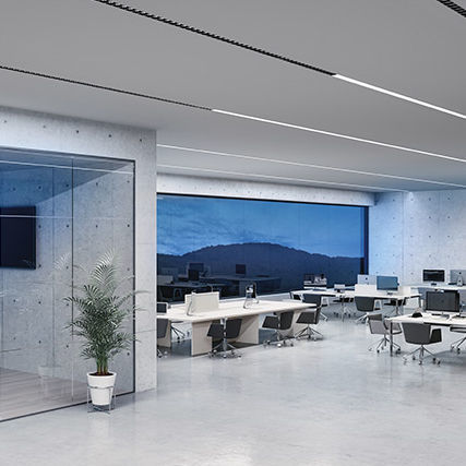 Surface mounted lighting profile - SLOTLIGHT INFINITY SLIM - ZUMTOBEL ...