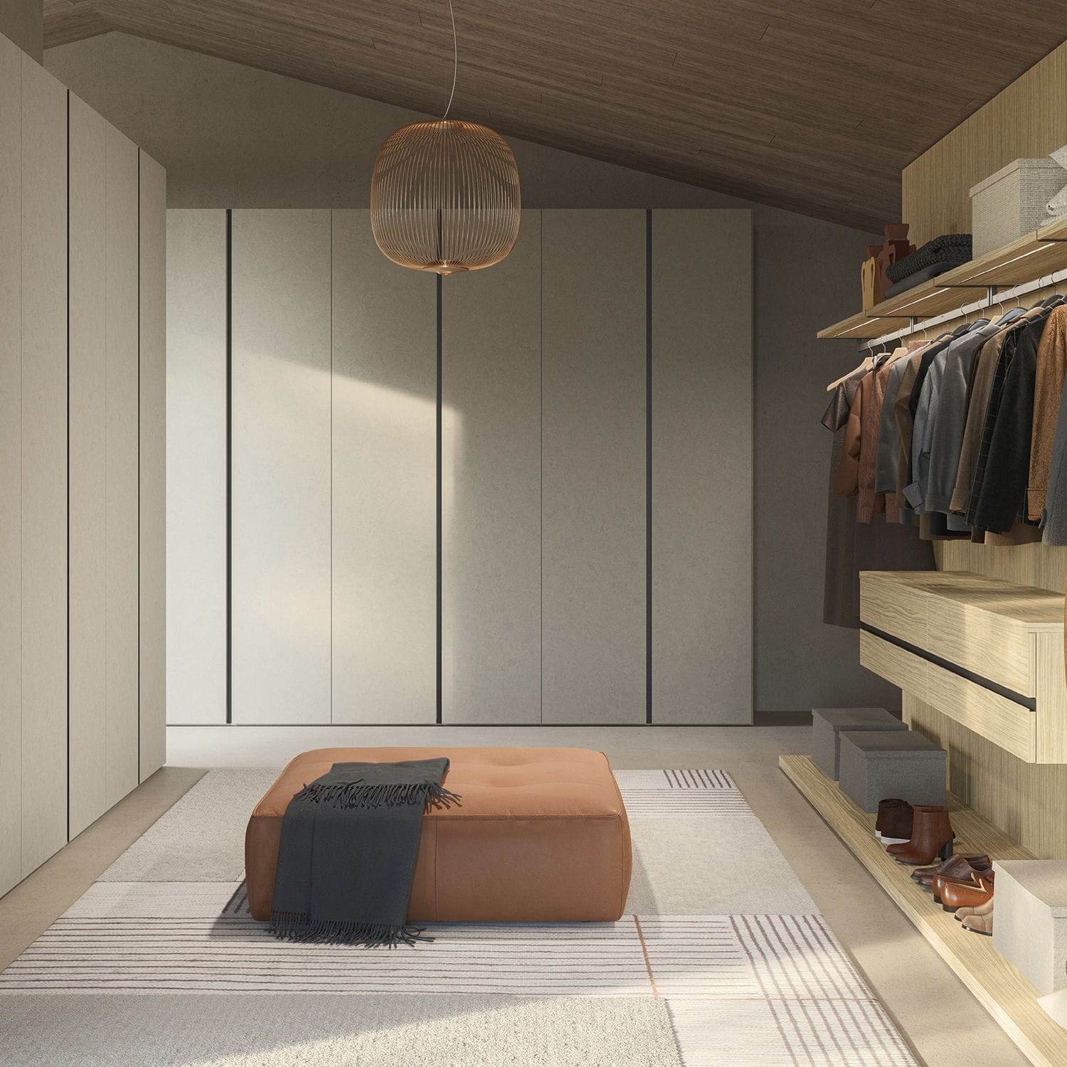 Modular walk-in wardrobe - FLEXY SM2526 - ZALF spa - contemporary ...