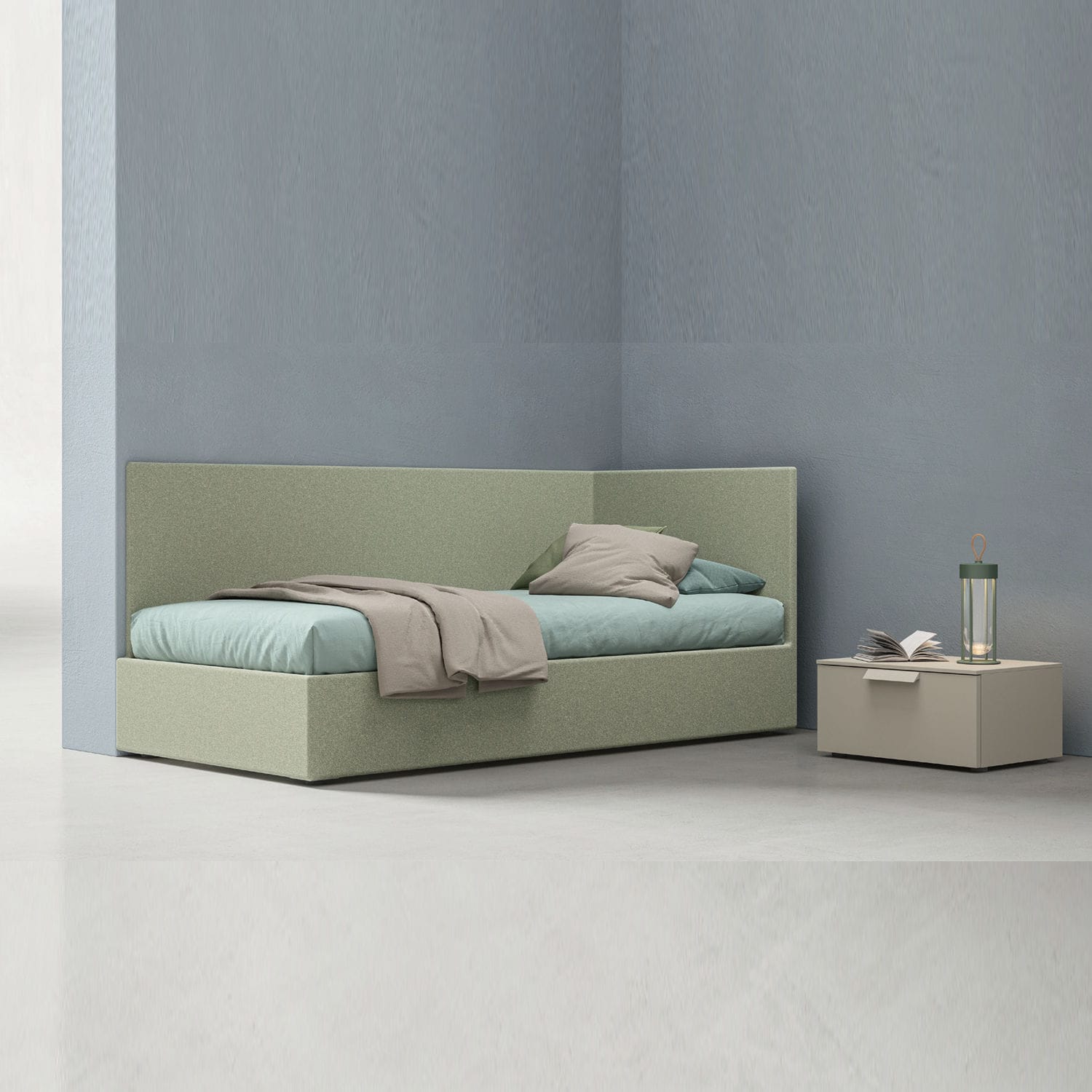 Single bed - CONTENITORE - ZALF spa - contemporary / with headboard ...