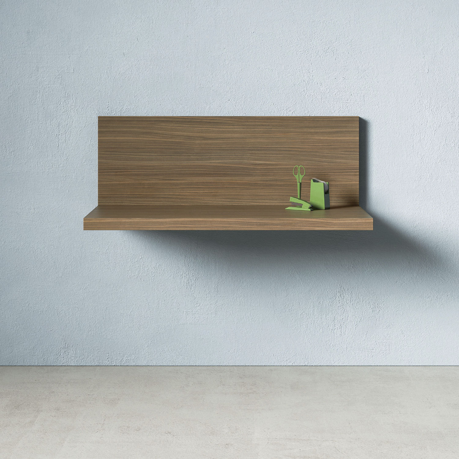 Wall-mounted desk - ZALF spa - contemporary / melamine / straight