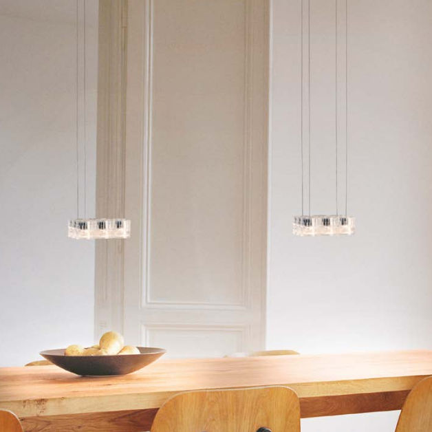 Pendant lamp - COMBILIGHT - STENG - metal / glass / contemporary