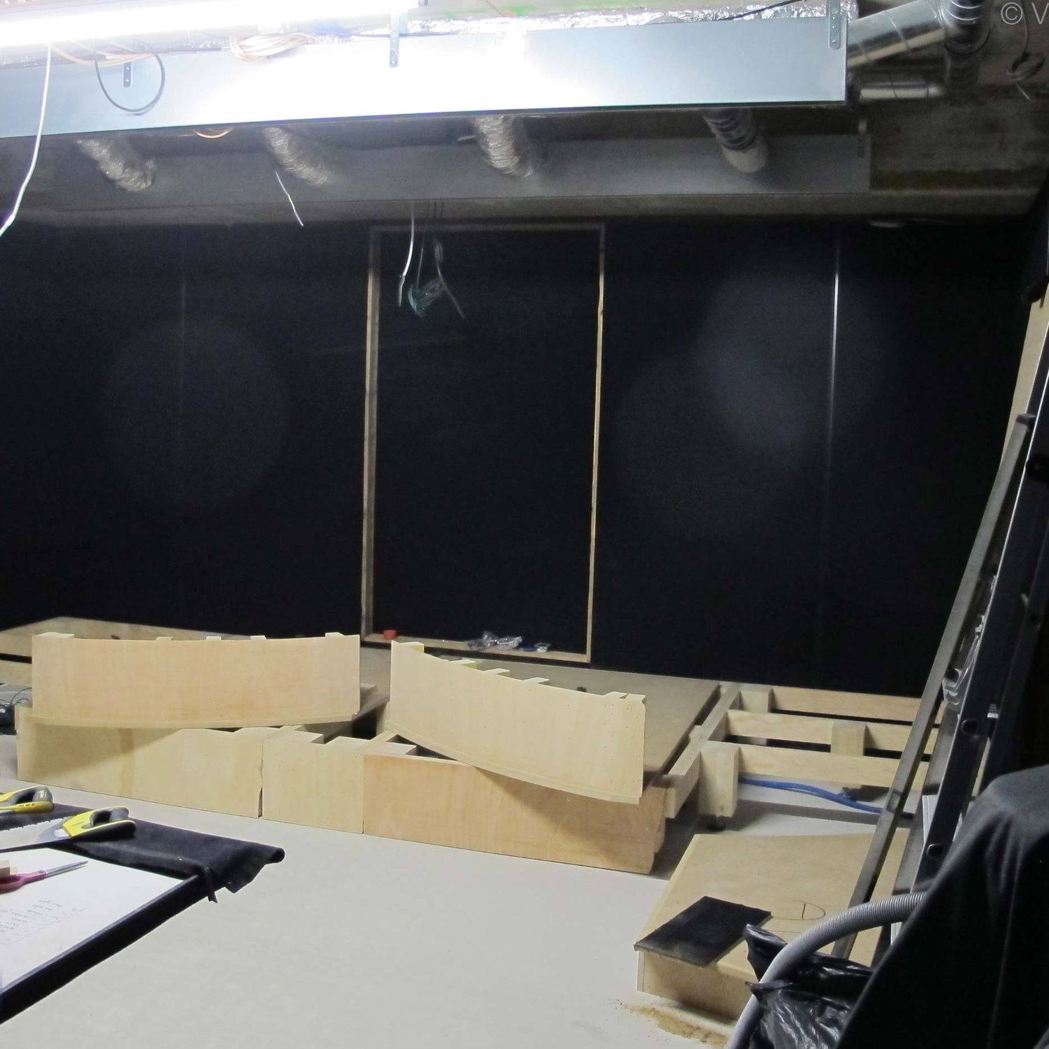 Acoustic wall panel - VOTRE CINEMA - fabric / wooden / rectangular