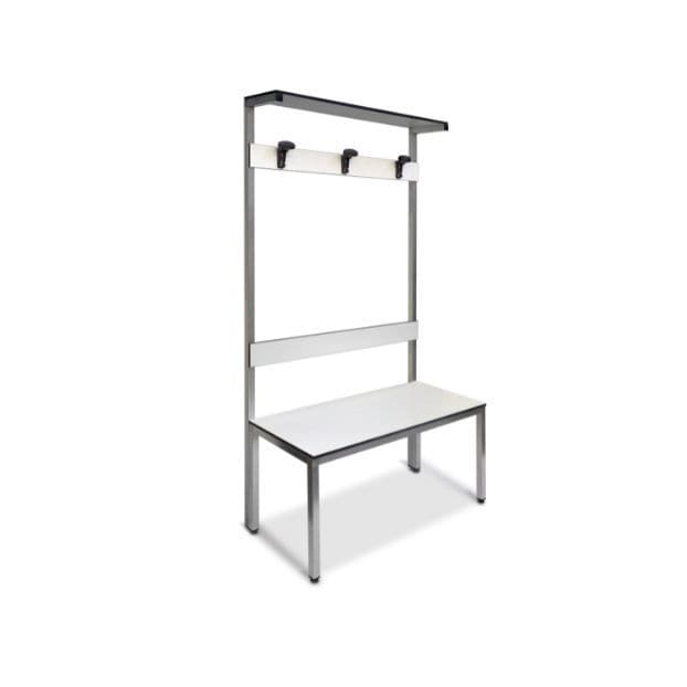 Aluminum locker room bench - Cel Components S.r.l. - HPL / with ...