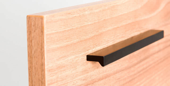 Aluminum furniture handle - 0077 ANGLE - VIEFE