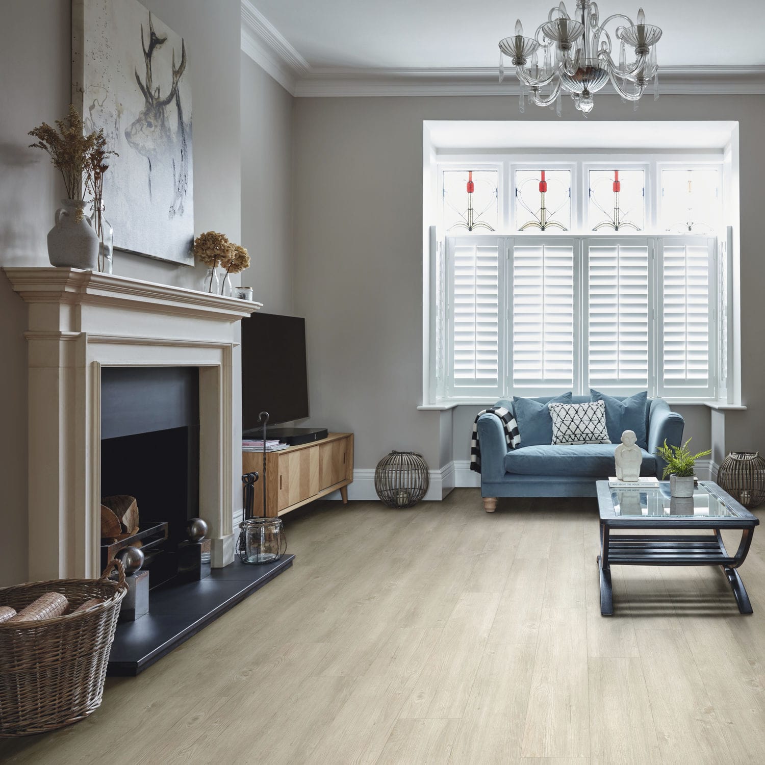 Vinyl flooring - LIGHT COUNTRY OAK VGW139T - KARNDEAN - indoor / for ...