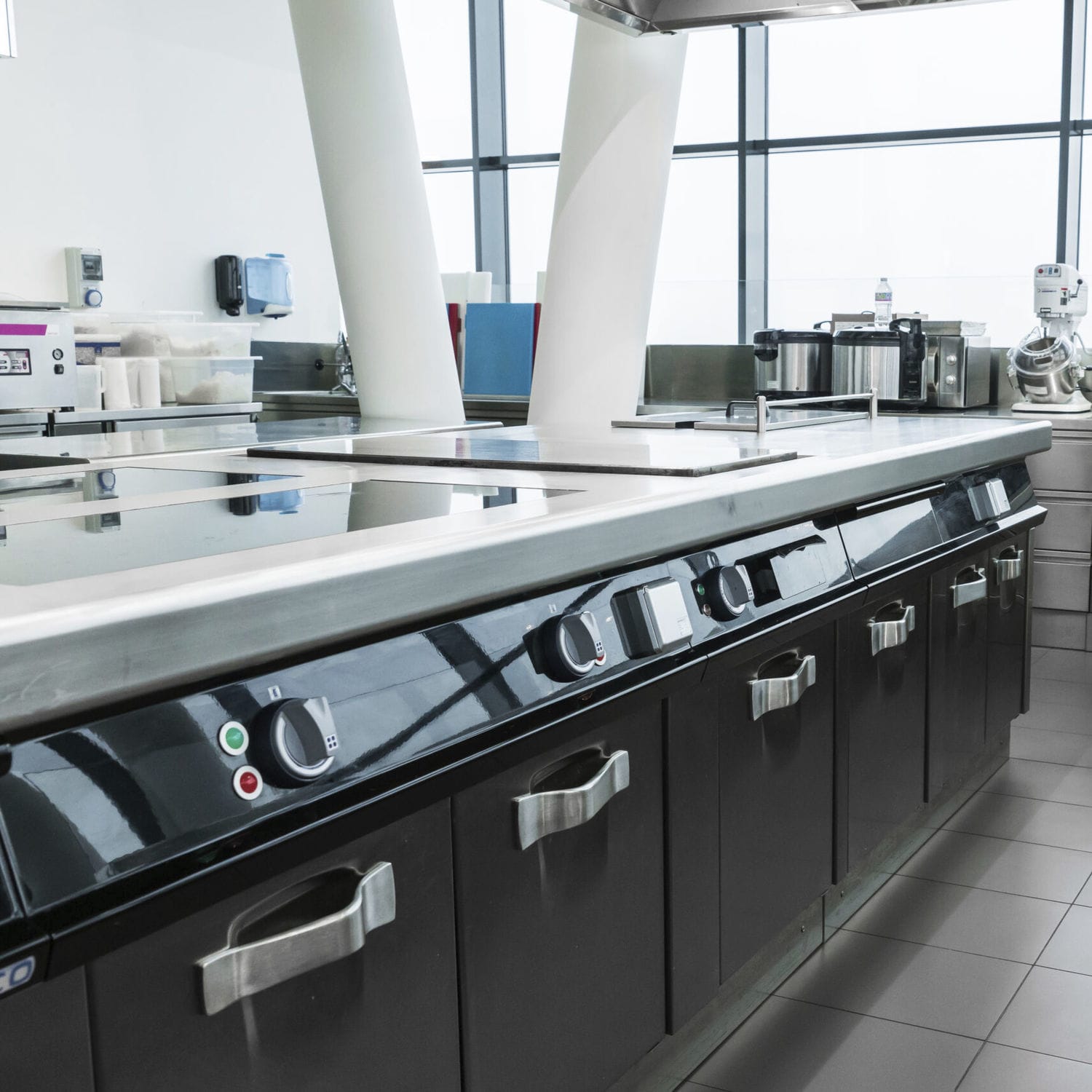 Metal commercial kitchen - FUSION - gico spa - modular / island / monobloc