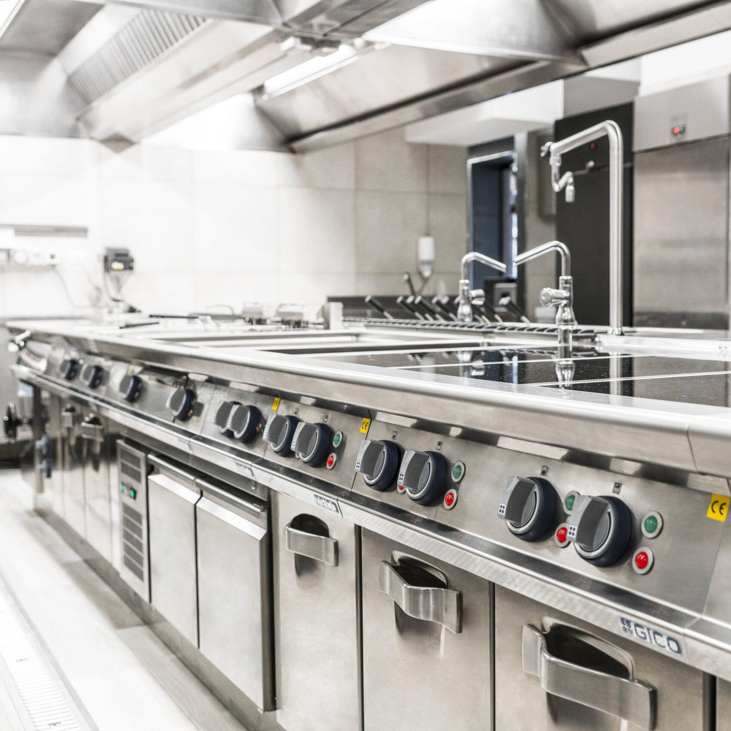 Modular commercial kitchen - STYLE - gico spa - metal / island / custom ...