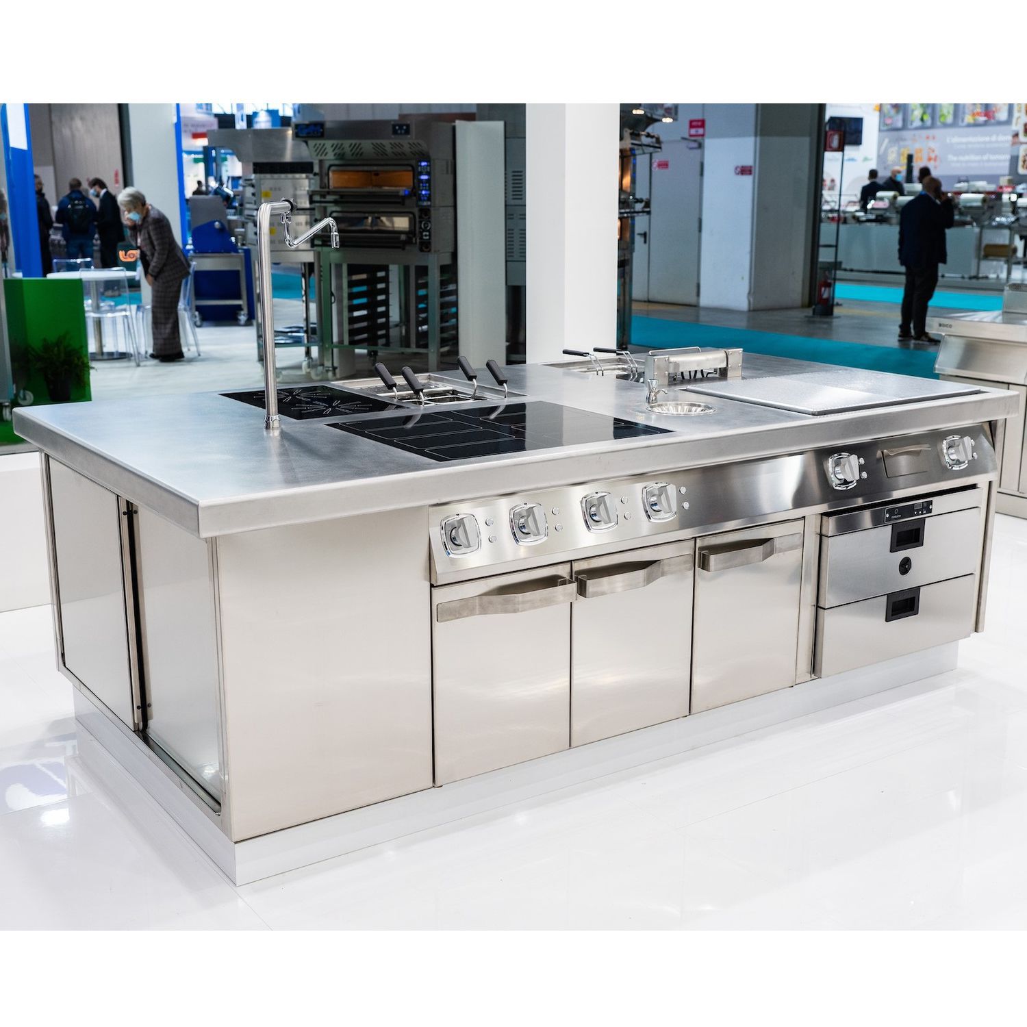 Metal commercial kitchen - H+ - gico spa - modular / island / custom-made