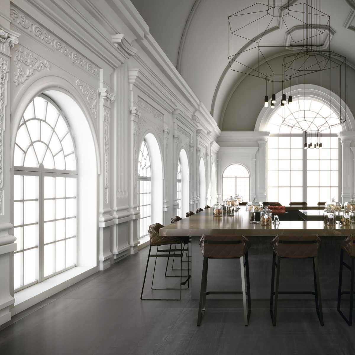 Metal look tile - GRANDE - MARAZZI - porcelain stoneware / matte ...