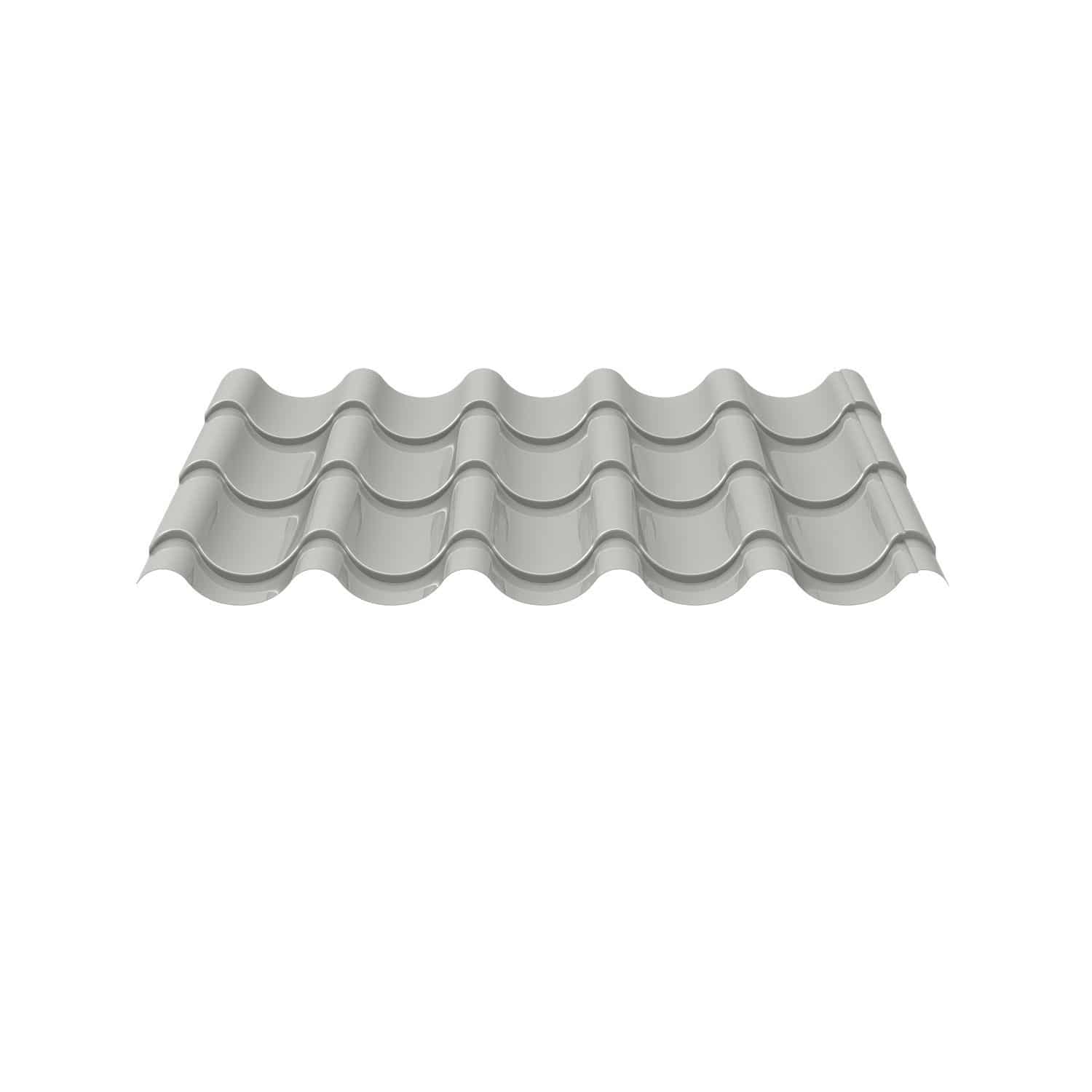 Ribbed sheet metal - LG 50 - Isopan - steel / roof tile look / orange